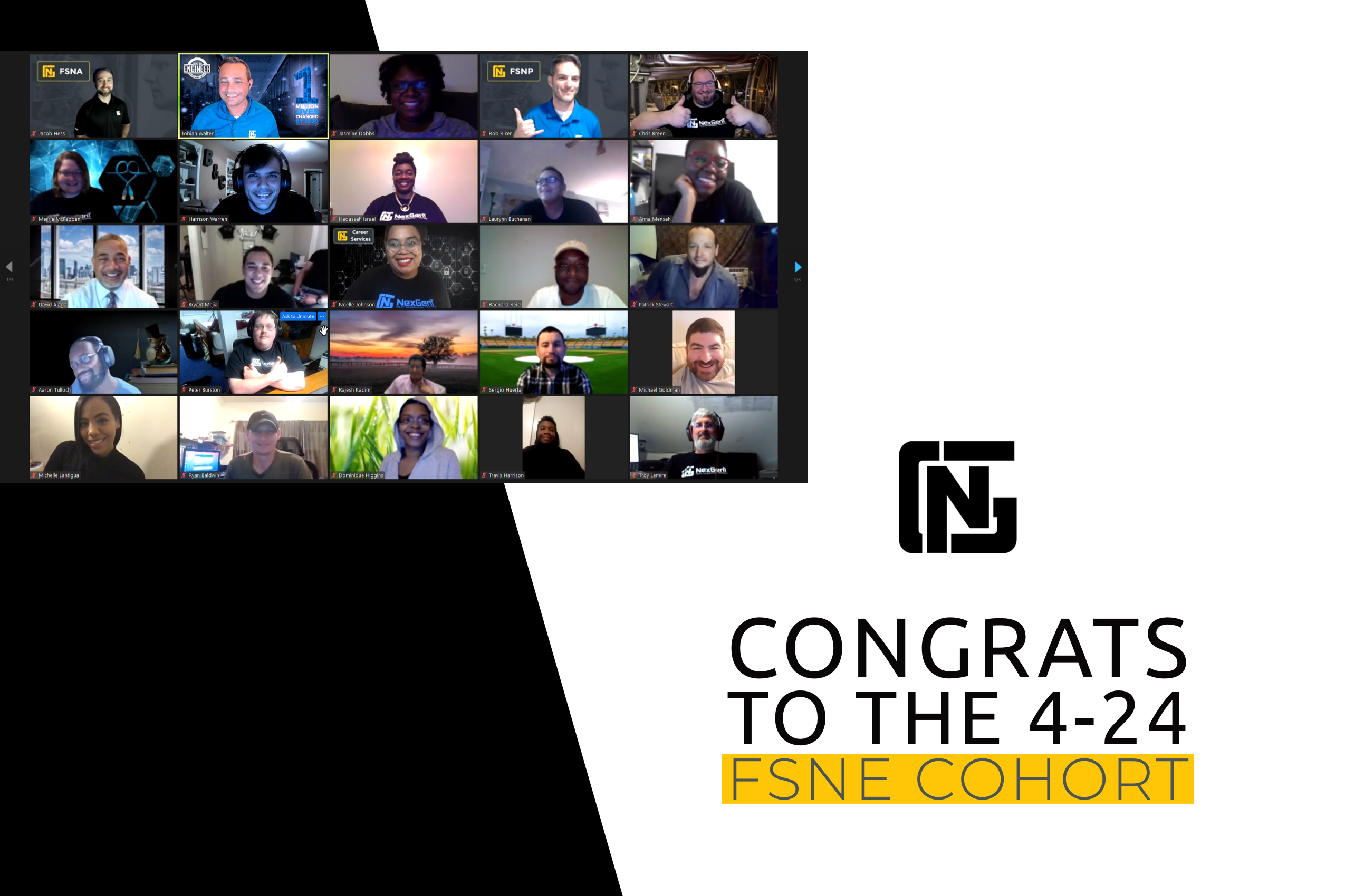 Congrats to our FSNE 4-24 Cohort Grads! | NexGenT Blog